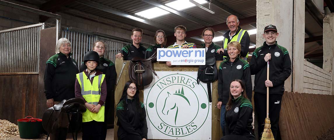 Much needed equipment for Omagh equine centre courtesy of Power NI