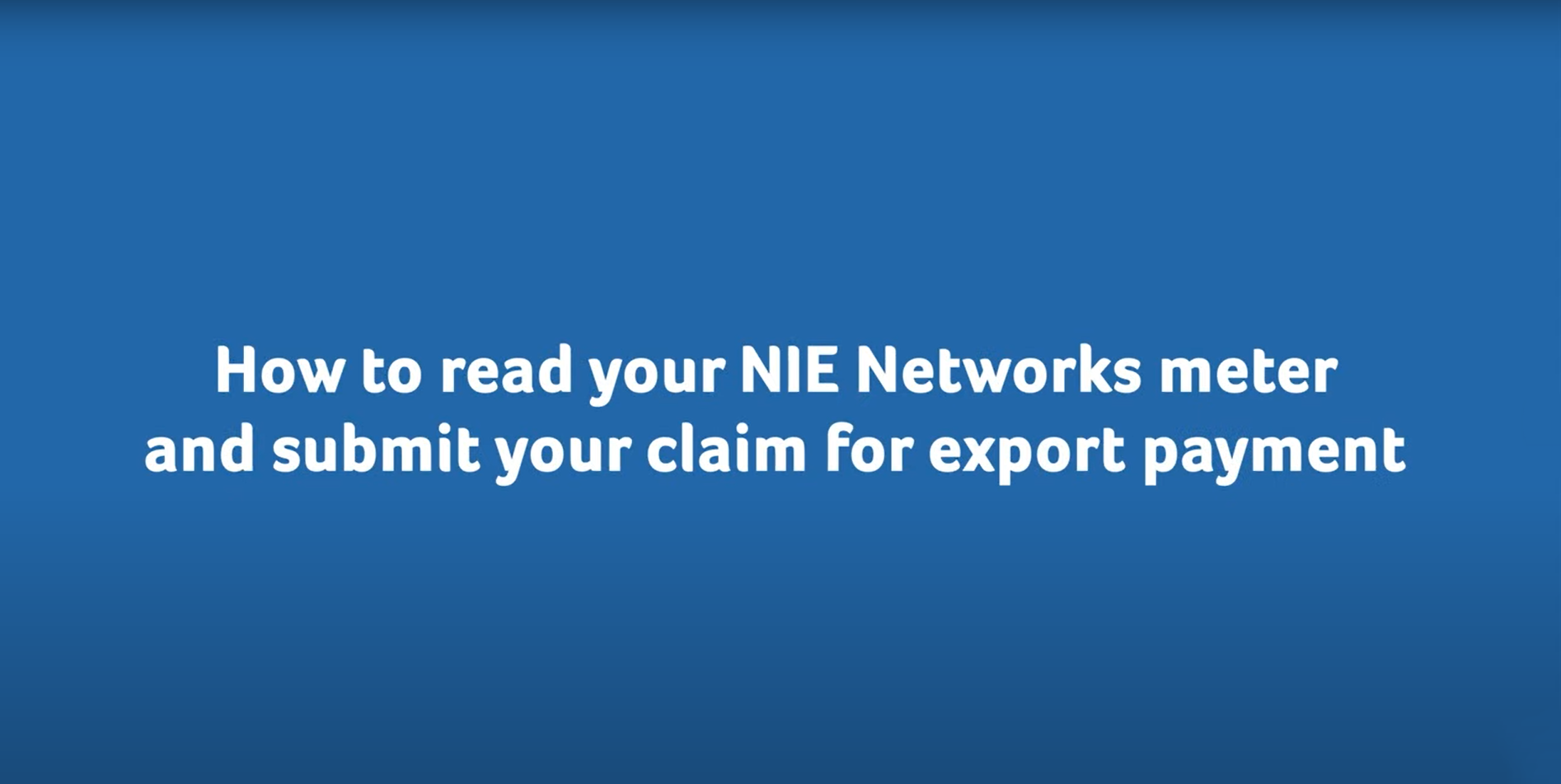 Which meter is my import, export meter? | Renewables Help Centre | Power NI